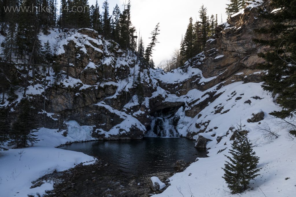 Skiing to Running Eagle Falls 2017 - Hike 734